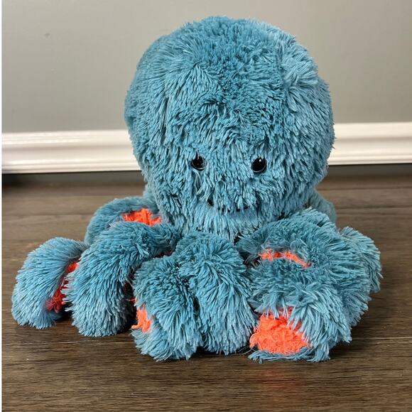 manhattan toy | Toys | Manhattan Toy Dusty Blue Orange Octopus Plush ...